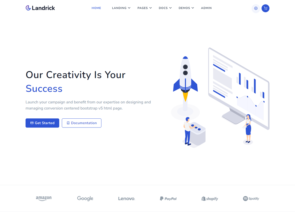 Landrick - Saas & Software Landing Page Template