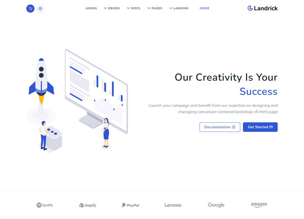 Landrick - Saas & Software Landing Page Template